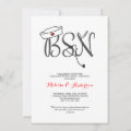 BSN Pinning Ceremony Invite, fun nurse graduation Invitation | Zazzle