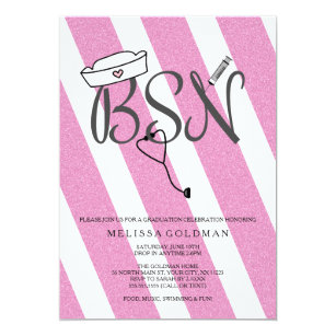 Bsn Graduation Invitations | Zazzle