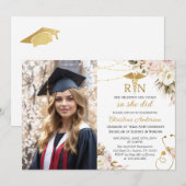 BSN RN Nursing Photo Graduation Party Invitation | Zazzle