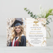 BSN RN Nursing Photo Graduation Party Invitation | Zazzle