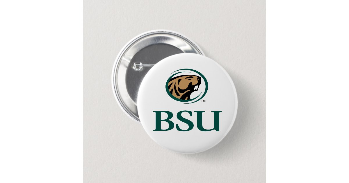 BSU Beaver Logo Button | Zazzle