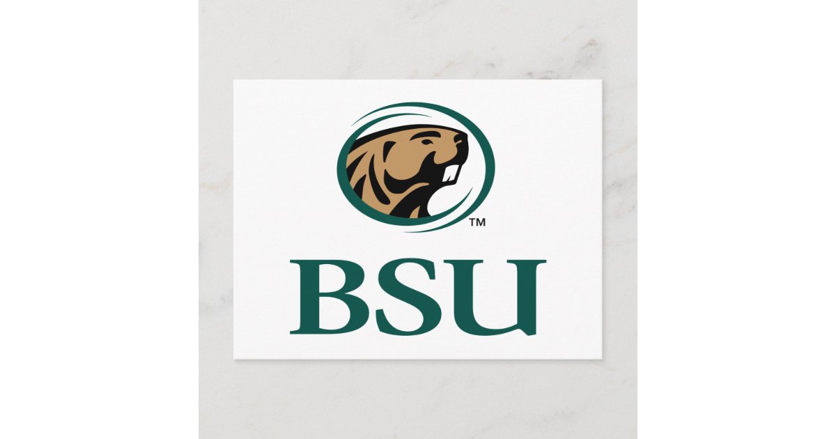 BSU Beaver Logo Postcard | Zazzle