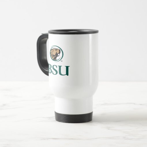 BSU Beaver Logo Travel Mug | Zazzle
