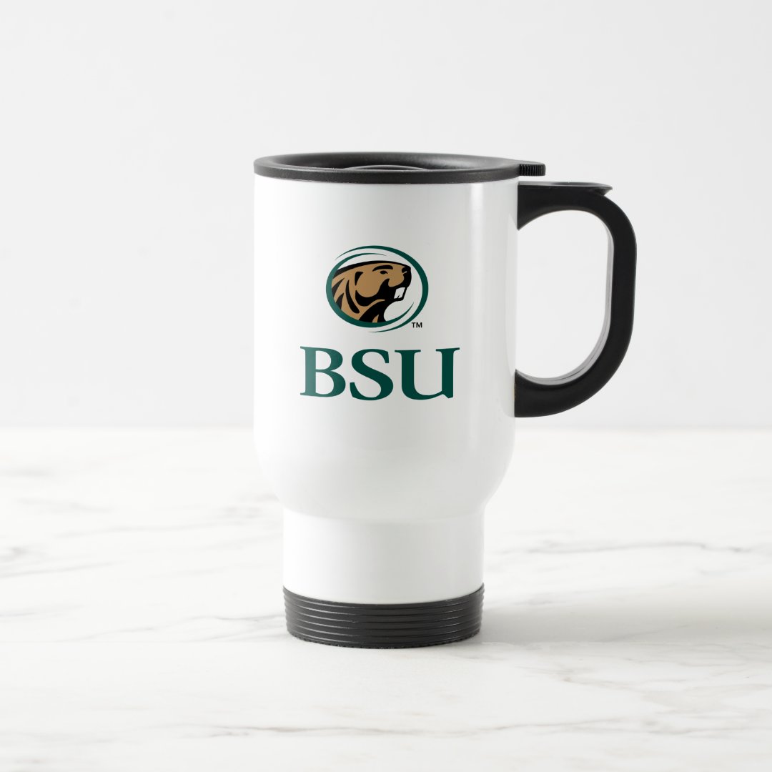 BSU Beaver Logo Travel Mug | Zazzle