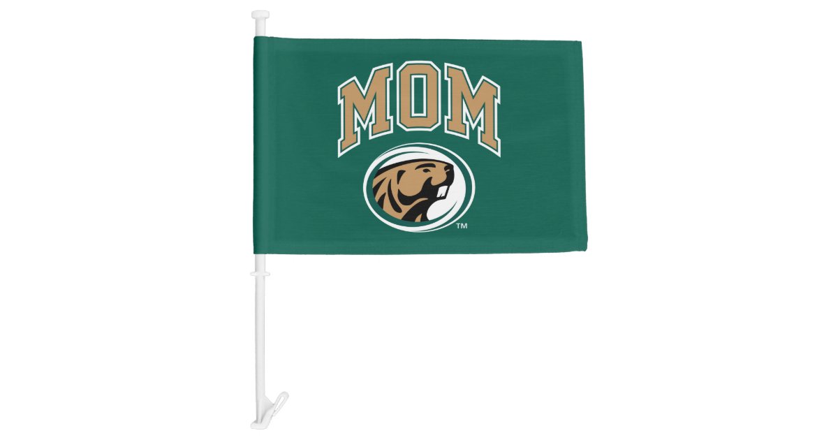 BSU Mom Car Flag | Zazzle