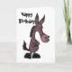 BT- Funny Mule Birthday Card | Zazzle