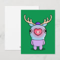 BTS BT21 Mang Rudolph - Cartão de Natal Holiday Card | Zazzle