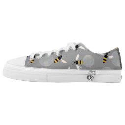 Bubble Bees Low-Top Sneakers | Zazzle