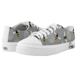 Bubble Bees Low-Top Sneakers | Zazzle