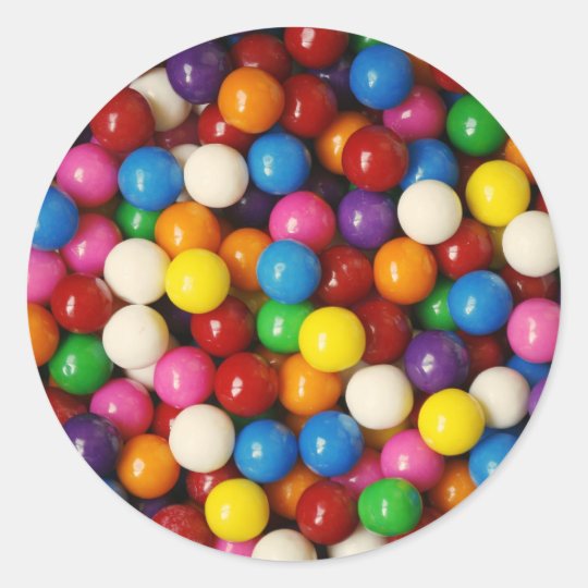 Bubble Gum Sticker | Zazzle.com