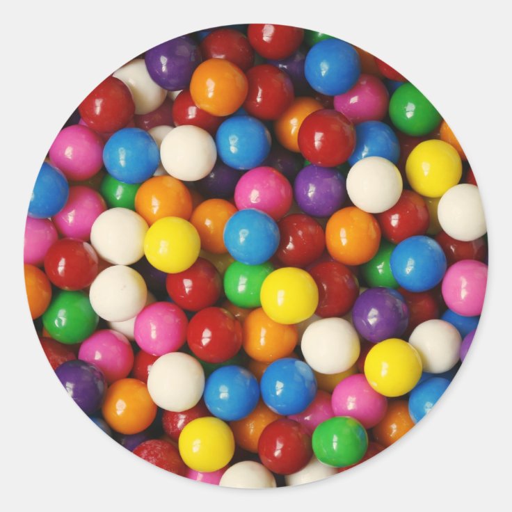 Bubble Gum Sticker | Zazzle