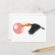 Bubble Gum Toucan Blowing Bubble Postcard | Zazzle