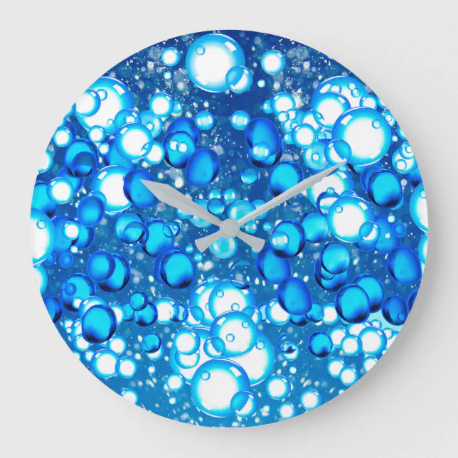 Bubble image for Round (Large) Wall Clock | Zazzle