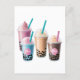 Bubble tea kit, Postcrossing Postcard | Zazzle