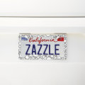 Bubbles License Plate Frame | Zazzle