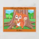 Bubbles the Helpful Squirrel Postcard | Zazzle