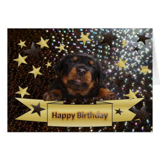Rottweiler Birthday Cards - Invitations, Greeting & Photo Cards | Zazzle