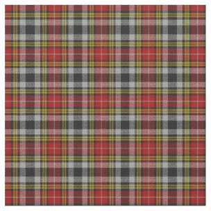 Buchanan Clan Tartan Plaid Pattern Fabric | Zazzle