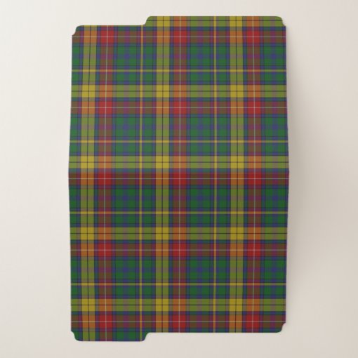 Buchanan Tartan Plaid File Folder Set | Zazzle