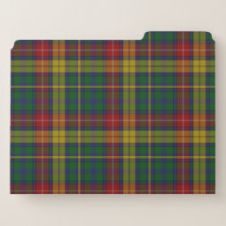 Buchanan Tartan Plaid File Folder Set | Zazzle