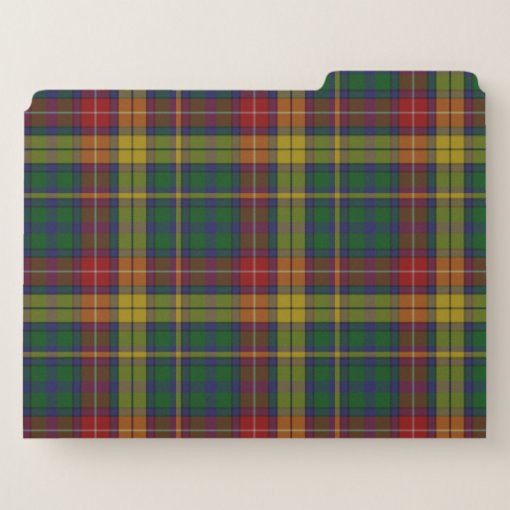 Buchanan Tartan Plaid File Folder Set | Zazzle