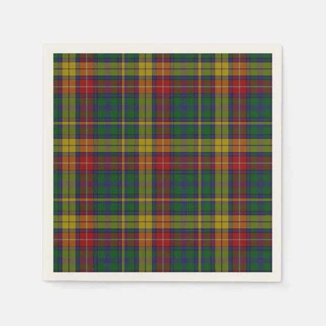 Buchanan Tartan Plaid Paper Napkins | Zazzle