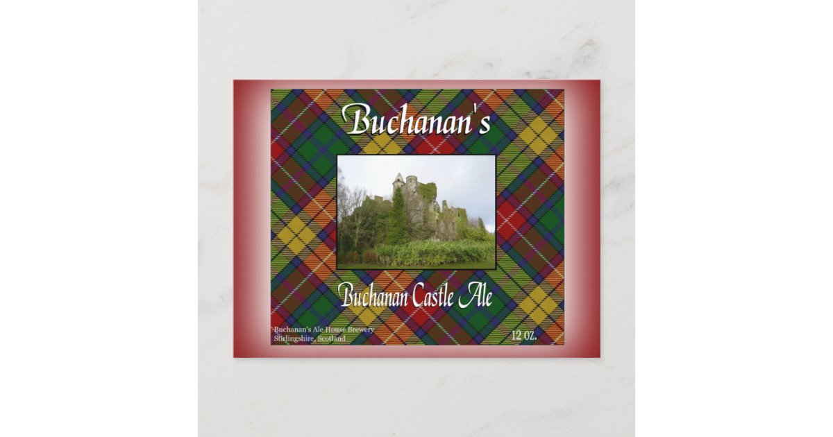 Buchanan's Buchanan Castle Ale Postcard | Zazzle
