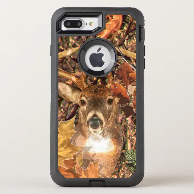 Buck Camouflage White Tail Deer Decor on a Otterbox iPhone Case | Zazzle