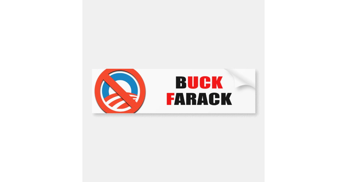 Buck Farack Bumper Sticker | Zazzle