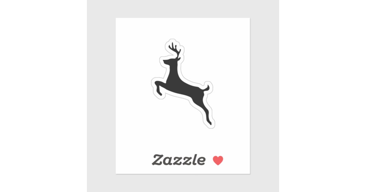 Buck Sticker | Zazzle