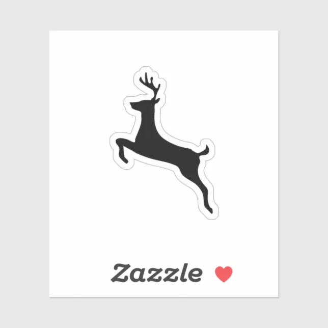 Buck Sticker | Zazzle