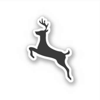 Buck Sticker | Zazzle