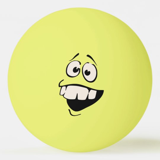 Buck Teeth Face Ping Pong Ball | Zazzle.com