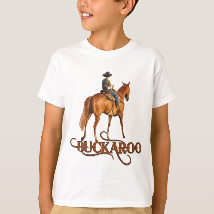 Buckaroo Little Cowboy Kid's Western Theme T-Shirt | Zazzle.com