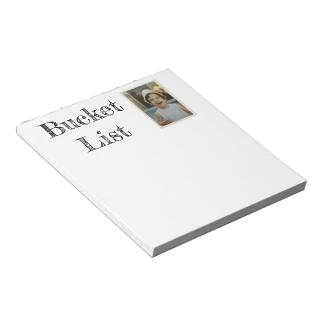 Bucket List Notepad | Zazzle