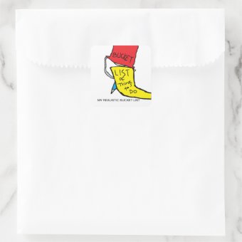 BUCKET LIST STICKERS | Zazzle