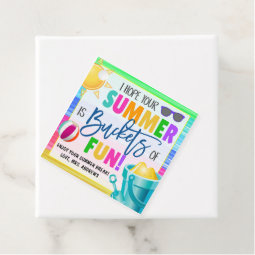 Bucket of Fun Gift Tag | Zazzle