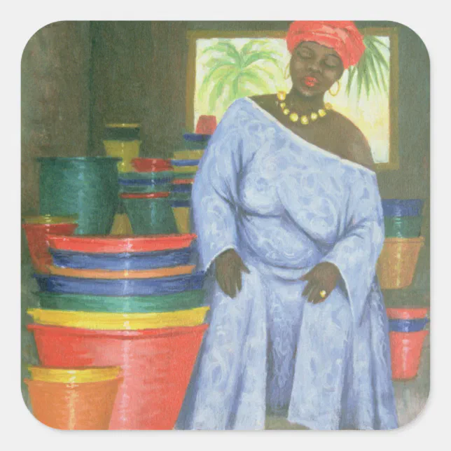 Bucket Shop 1999 Square Sticker | Zazzle