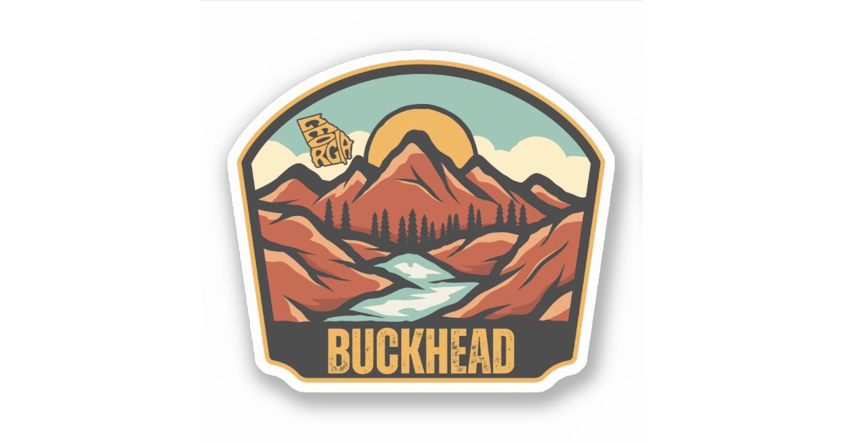 Buckhead, Georgia Sticker | Zazzle