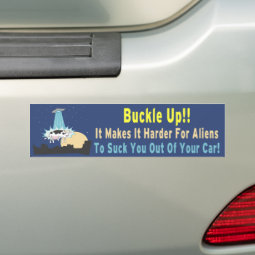 Buckle Up!! Bumper Sticker | Zazzle