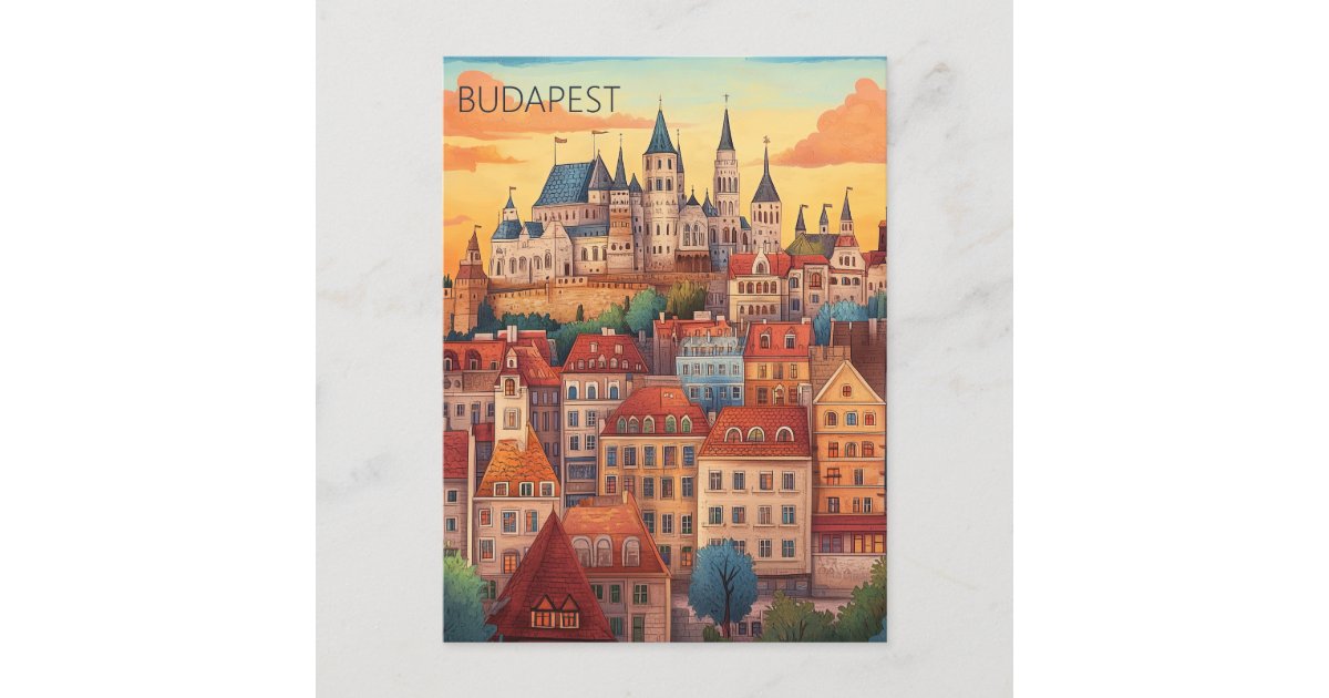 Budapest Hungary Postcard | Zazzle