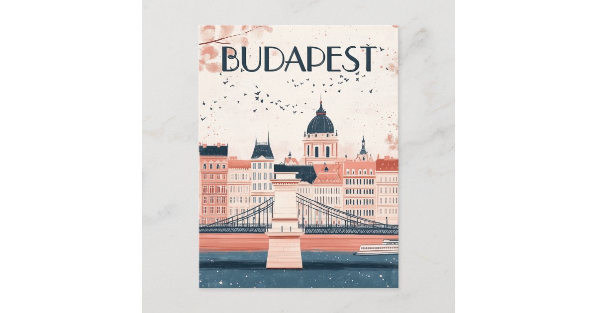 Budapest Hungary Travel Postcard | Zazzle