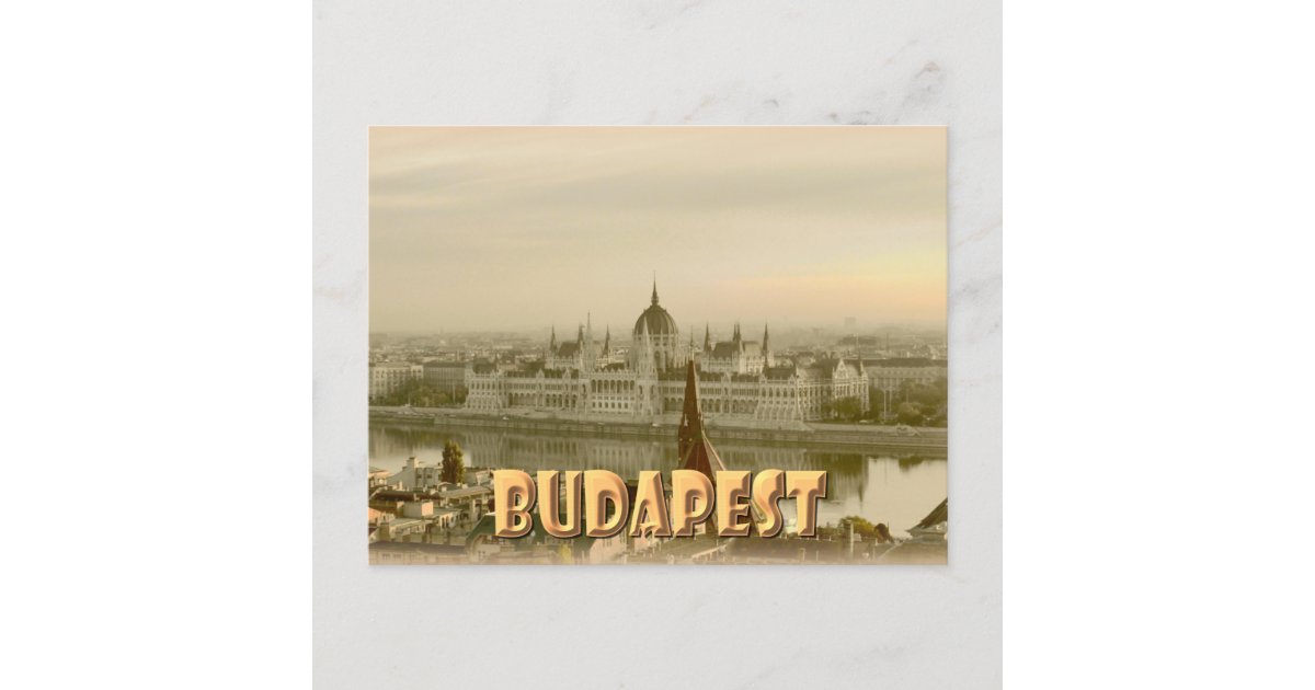 Budapest Postcard | Zazzle