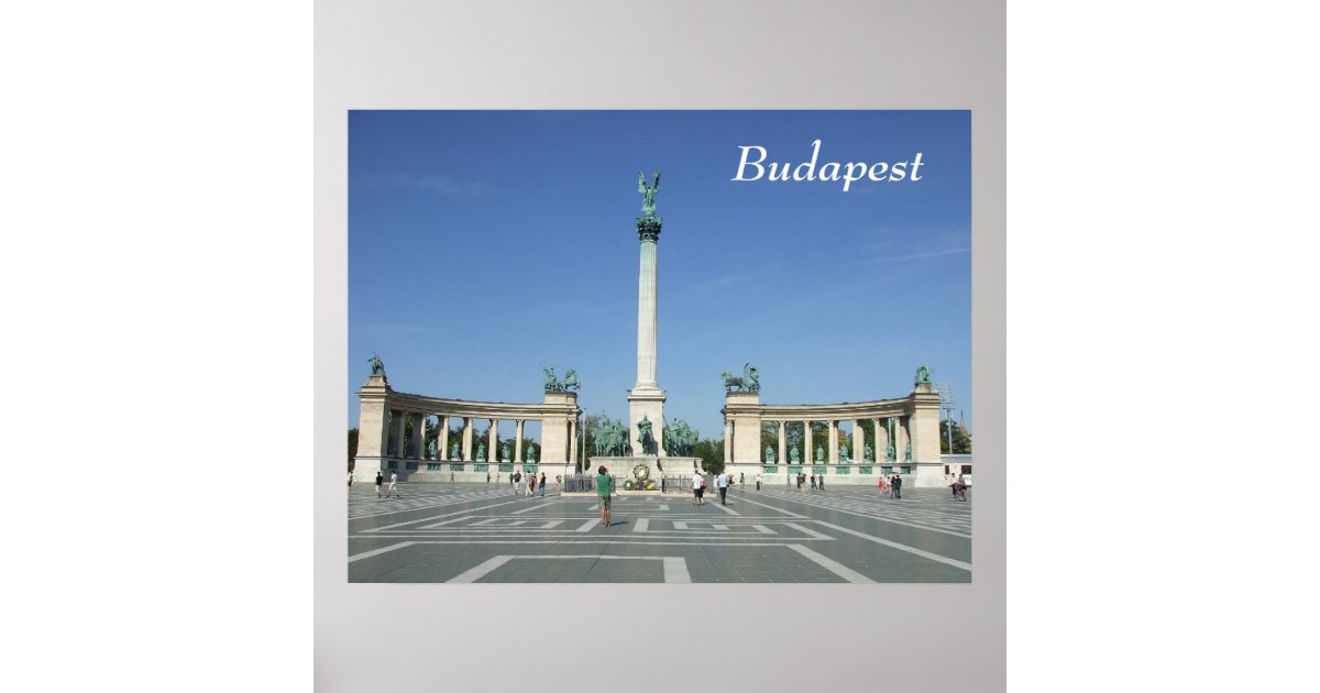 Budapest Postcard Poster | Zazzle