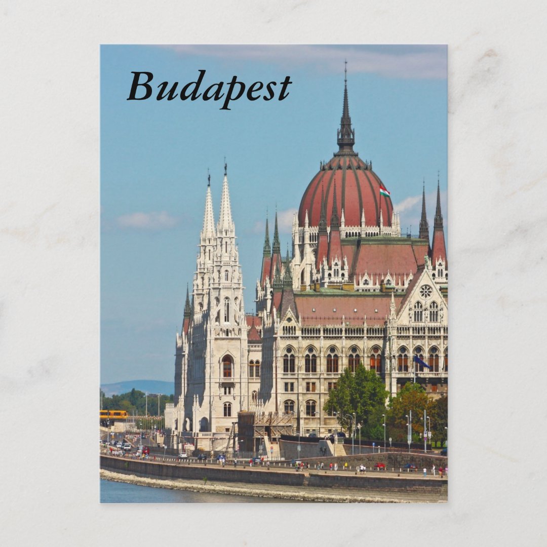 Budapest, the building of the Parliament, Budapest Postcard | Zazzle