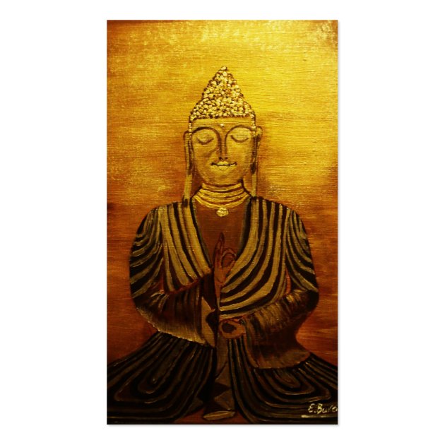 â€œBuddhaâ€ after Orginalbild of Eva Borowski Business Card