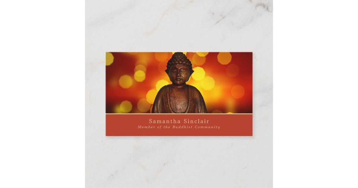 Buddha, Buddhism, Buddhist Business Card | Zazzle