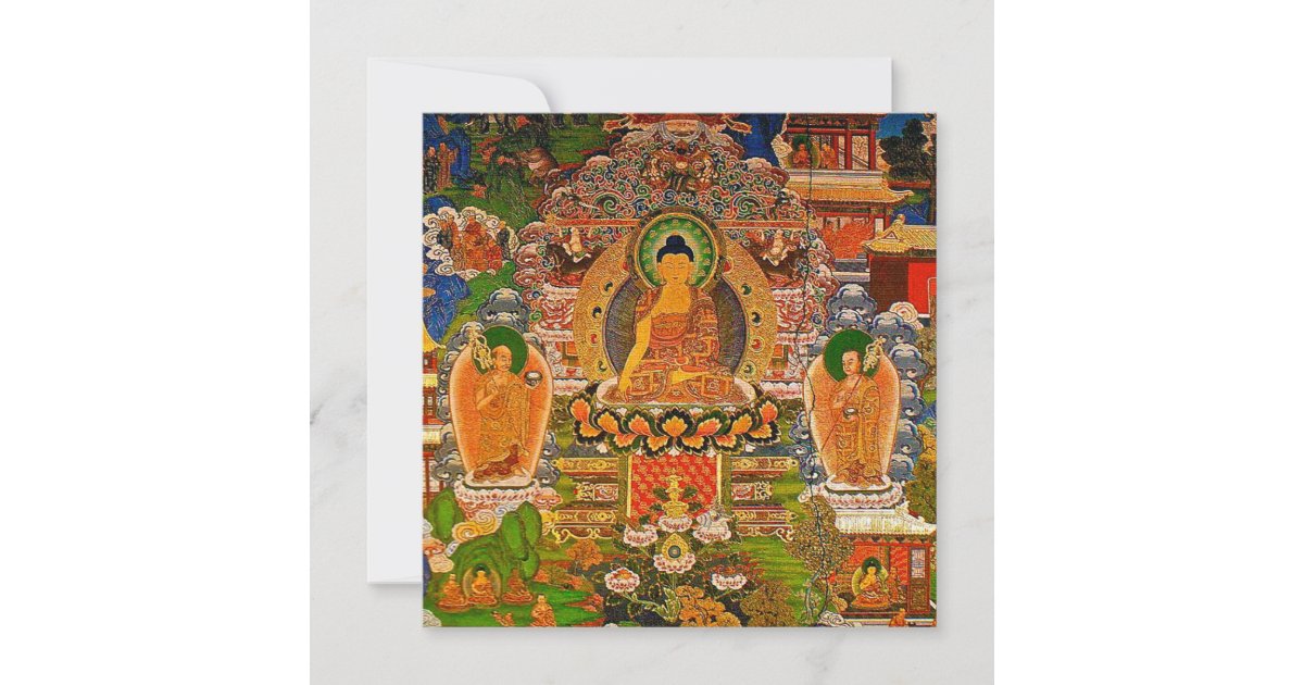 Buddha Buddhist Buddhism Blessing Boho Bohemian Invitation | Zazzle
