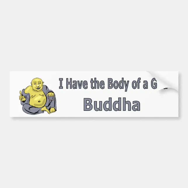 Buddha Bumper Sticker | Zazzle
