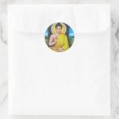 Buddha Classic Round Sticker | Zazzle
